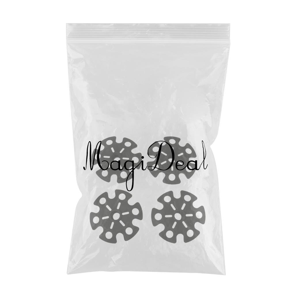 MagiDeal 4pcs Replacement Rubber Snowflake Snow Basket for Hiking s