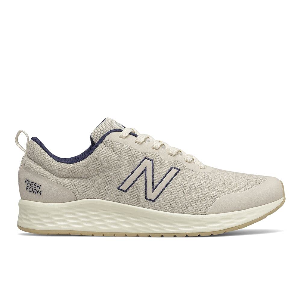 New Balance Men's Fresh Foam Arishi V3 Running Shoe, Angora/Timberwolf/Night Tide, 12 X-Wide