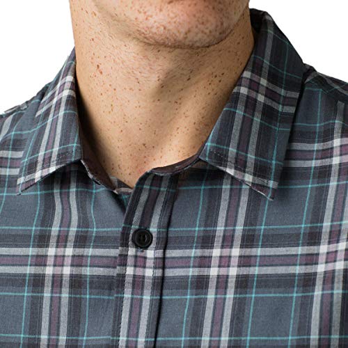 prAna Men's Offwidth Shirt, Nickel, Large