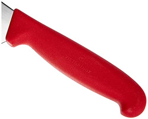 Victorinox - Fibrox Pro Chef Knife, Straight, 6", Red