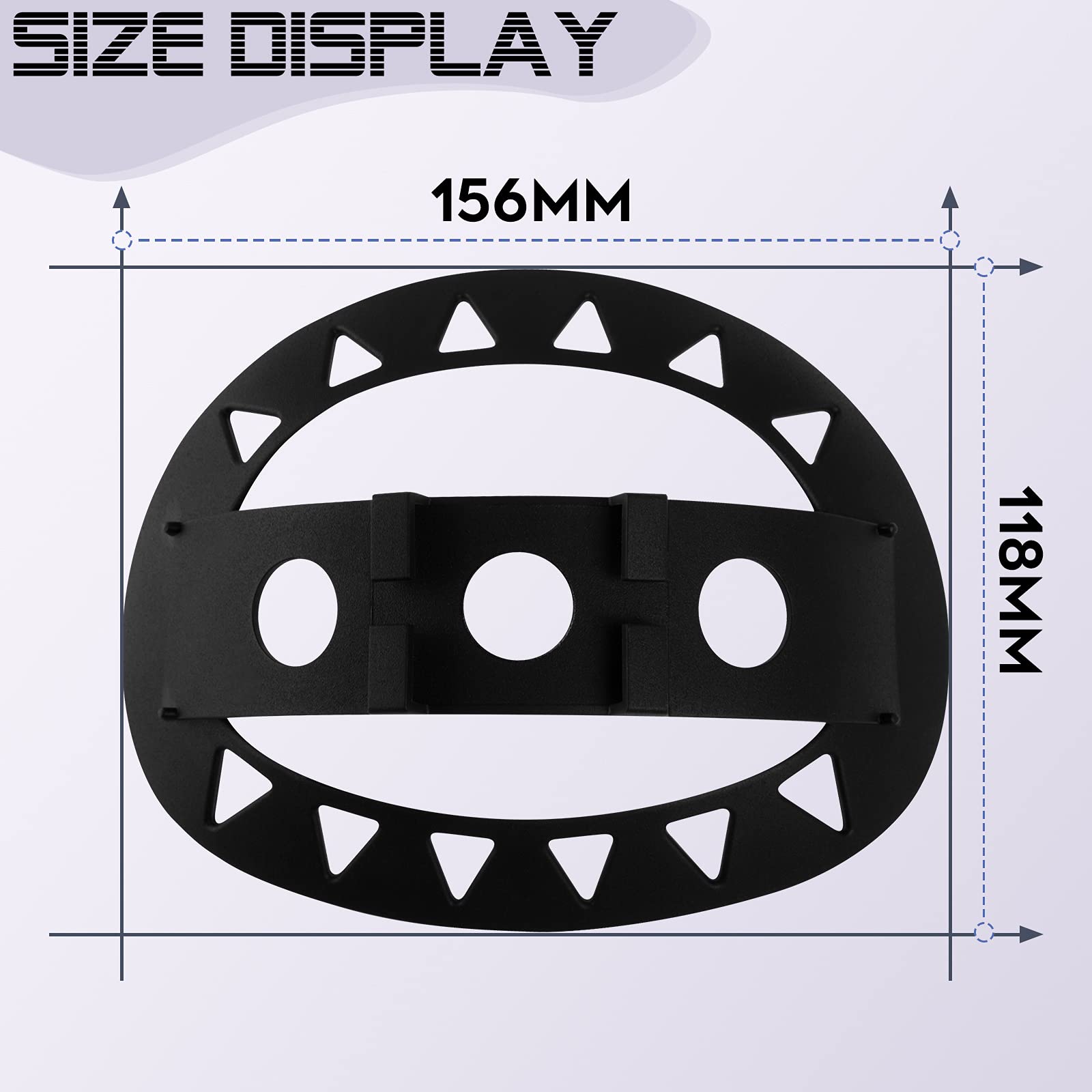 Orzero VR Head Back Padding Compatible for Quest 2 Headset (Original Flexible Head Strap), Balance Cushion Comfortable Head Strap Enhanced Support Reduce Pressure