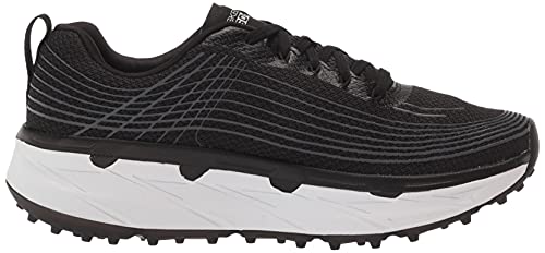 Skechers Men's Go Ultra Max Spikeless Golf Shoe, Black/White, 10.5