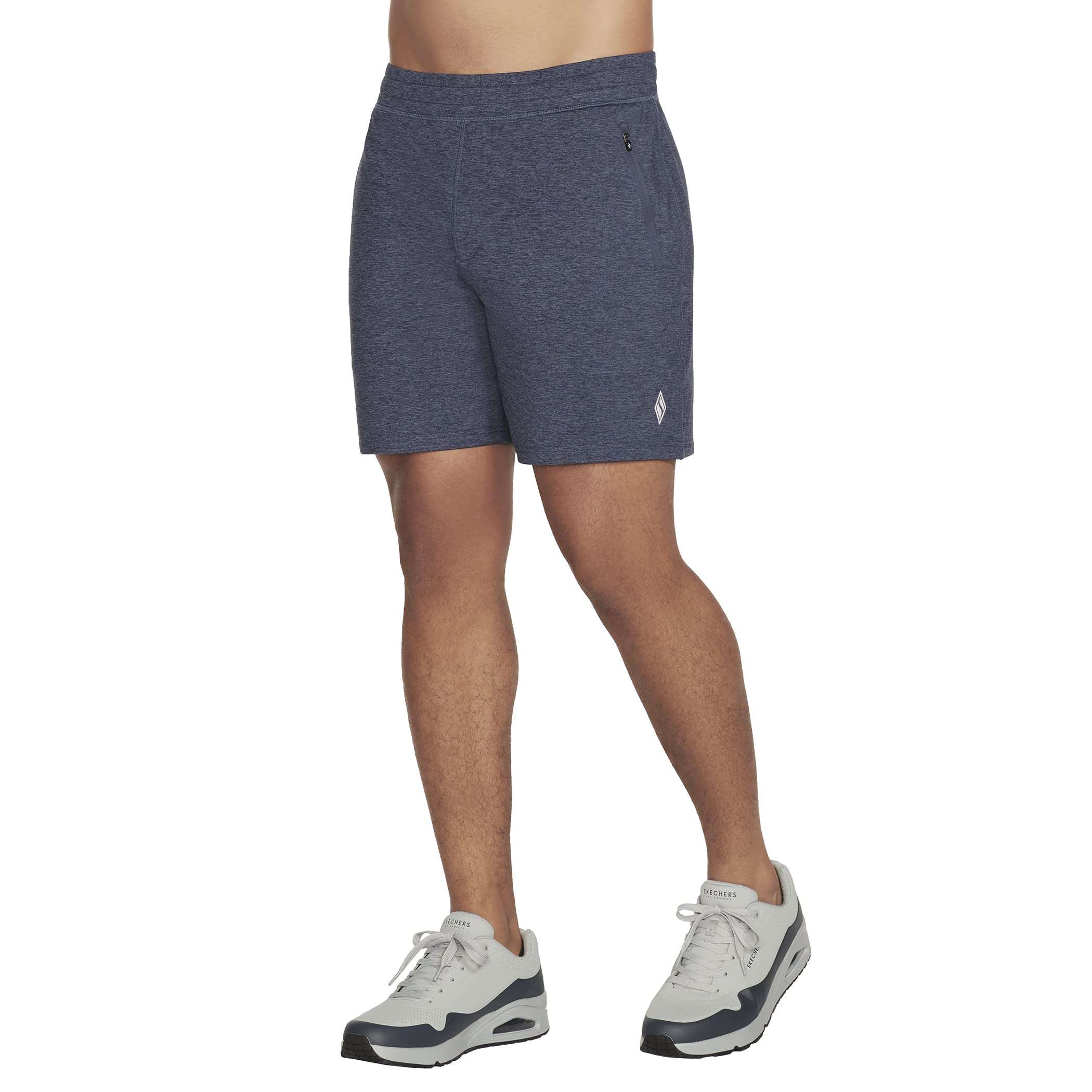 Skechers Men's Ultra Go 7" Short, Blue Iris, XX-Large