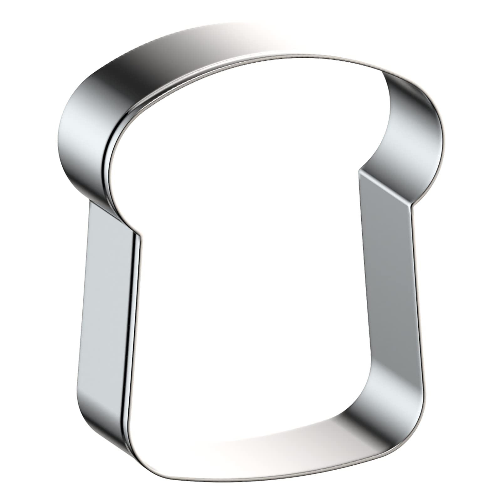 Slice of Bread Cookie Cutter Set - 5", 4", 3", 2" - 4 Piece Toast Food Cookie Cutters Shapes - Stainless Steel