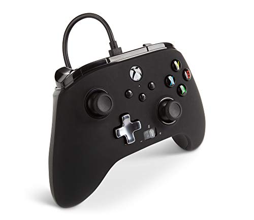 PowerA Enhanced Wired Controller for Xbox Series X|S - Black, Officially Licensed for Xbox