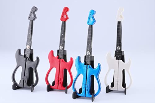 Stratocaster Electric Guitar Scissors with Stand and Cap, Black - Fluorine Coating, Japanese Stainless Steel - Made in Seki Japan