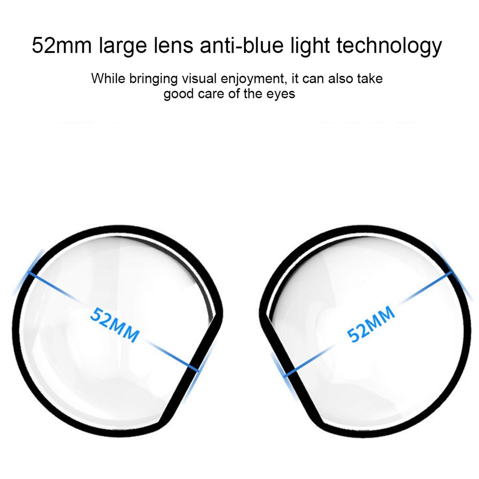 Soft & Comfortable New 3D VR Glasses VR Headset Virtual Reality Headsets VR Goggles Glasses HD Lens for 3D VR Movies Video Games for IPhone 12/11/X/8/7/6 for Samsung S10/S9/Note10/9 Android Phones, 4.