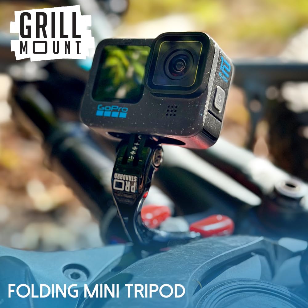 Pro Standard Grill Mount 3. 0 - The Best Mouth Mount Compatible with GoPro Cameras (Black/red)…
