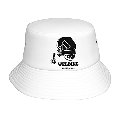 Welder Tool Vector Design Welding Torch Stock Vector Bucket Hat Fisherman Hats Beach Sun Hat Unisex