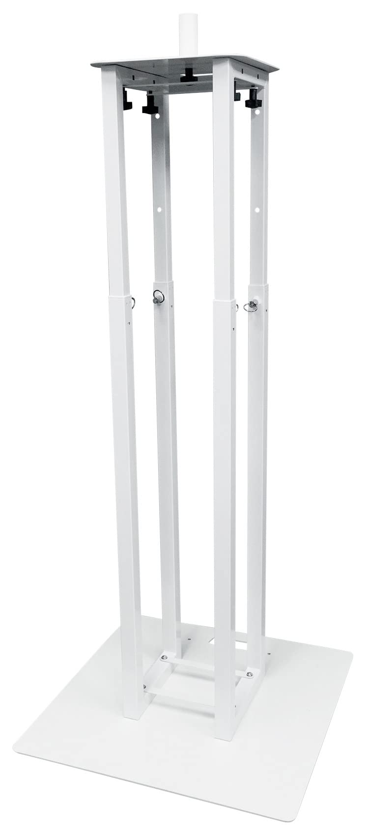 Rockville (1) RTP33-TV Pro Totem DJ Speaker/Lighting Stand w/Detachable TV Mount