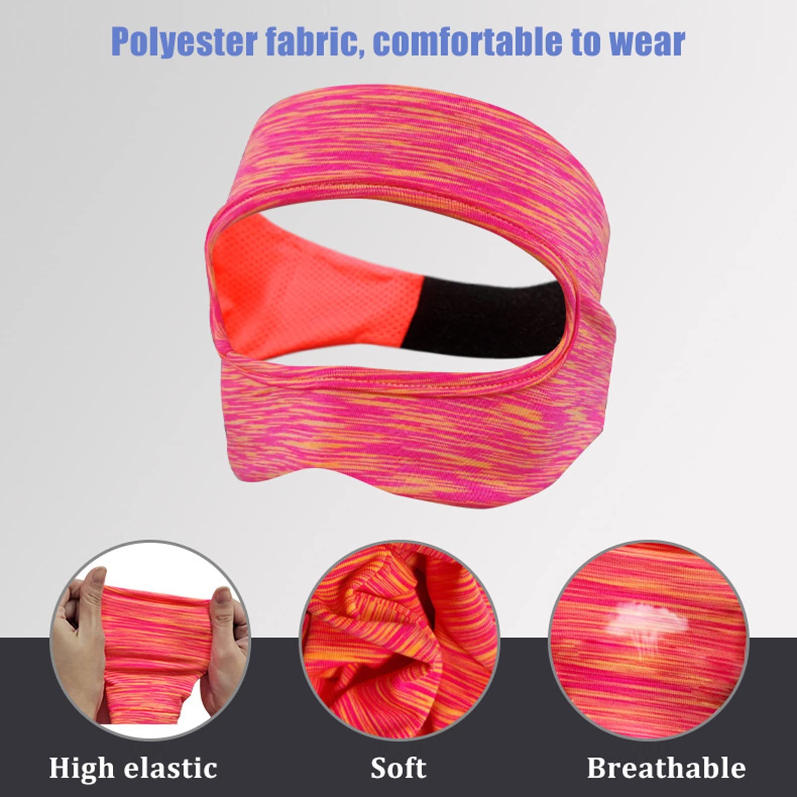 VR Eye Mask Cover 3pcs Home Breathable Sweat Band High Elastic HMD Padding for VR Workouts Supernatual with Virtual Reality Headsets Oculus Quest 2 Go HTC Vive PS VR Gear