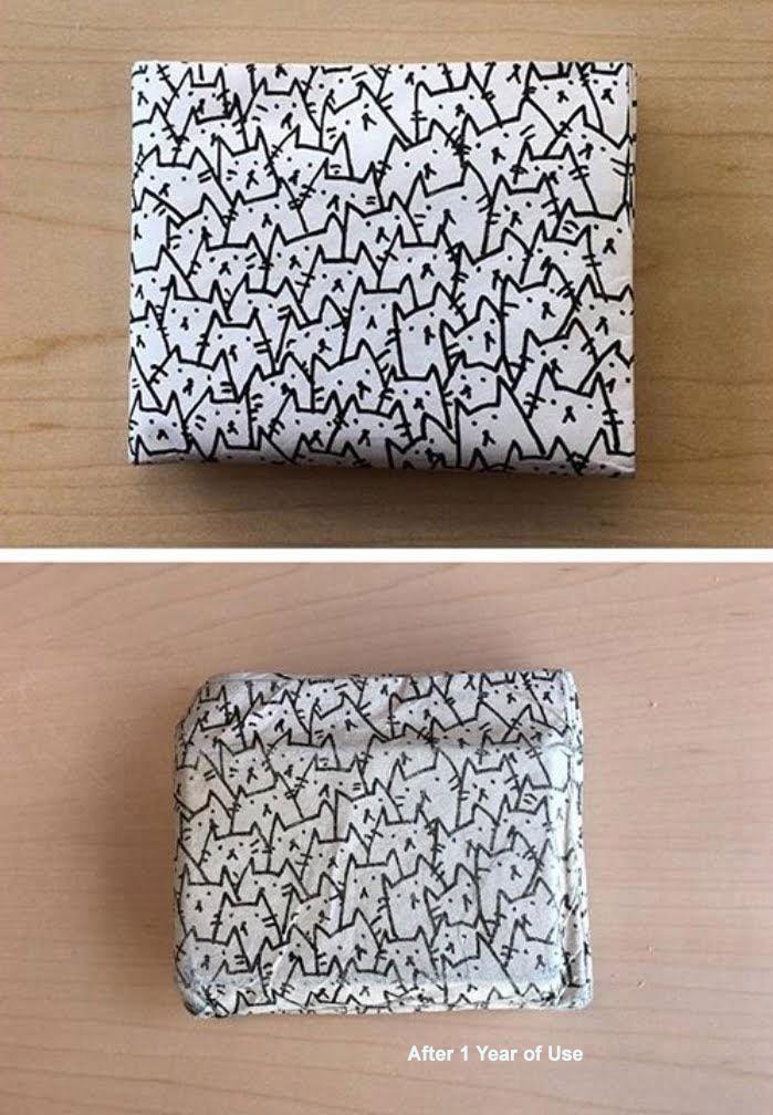 mighty wallet Pocket Full of Cats Minimalist Tyvek Wallet | Front Pocket Wallet | Slim Wallet
