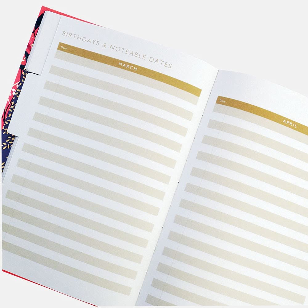 Portico Designs LTD Sara Miller London - Orchard Collection, 6 x 8-Inch, Address Book