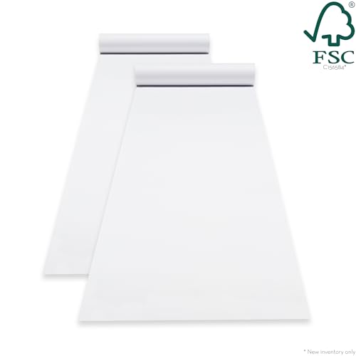Melissa & Doug Deluxe Easel Paper Roll Replacement (17 inches x 75 feet) - 3-Pack - FSC Certified