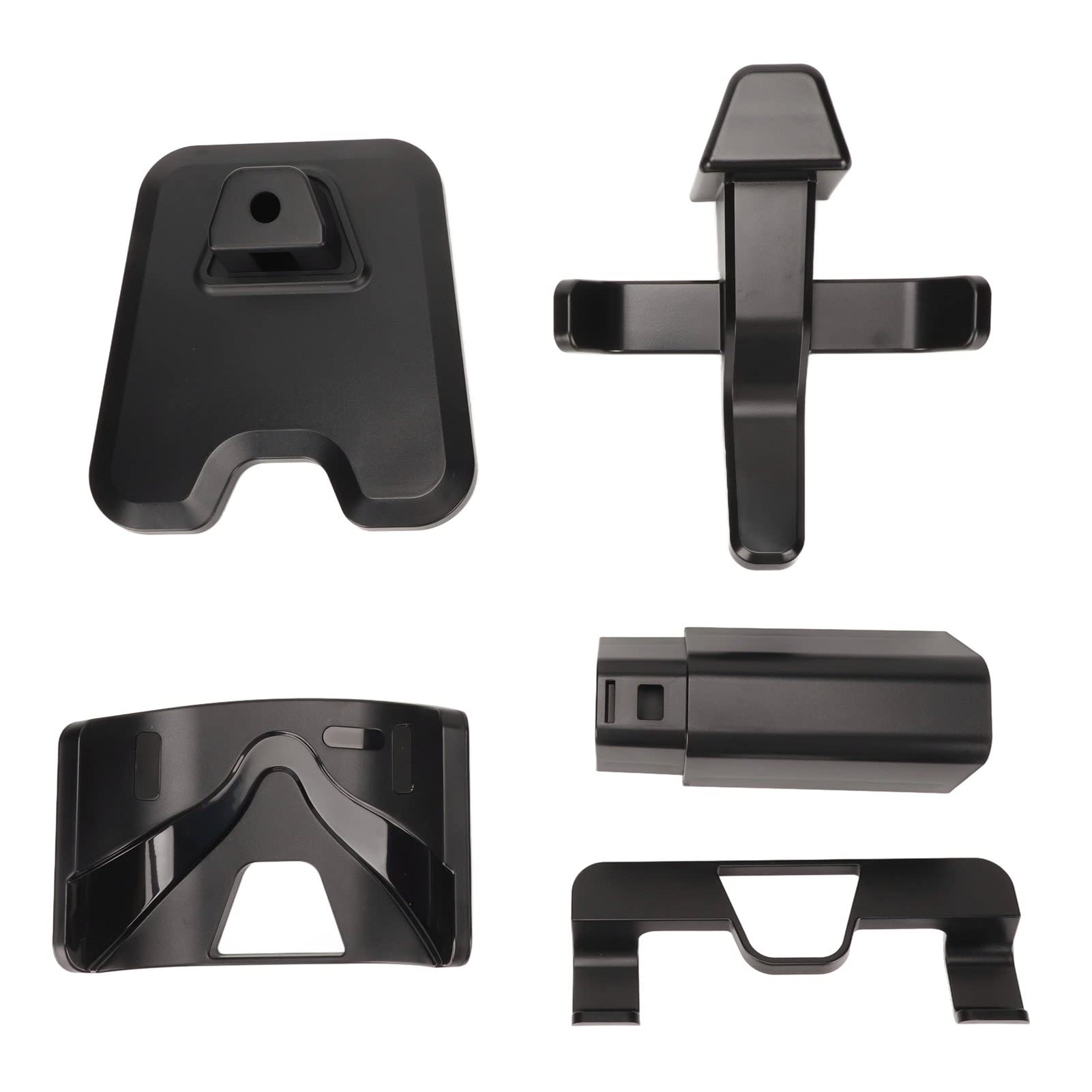 VR Headset Display Stand, Easy to Install, Spacesaving VR Stand, Antiscratch Protection for Stores (Black)