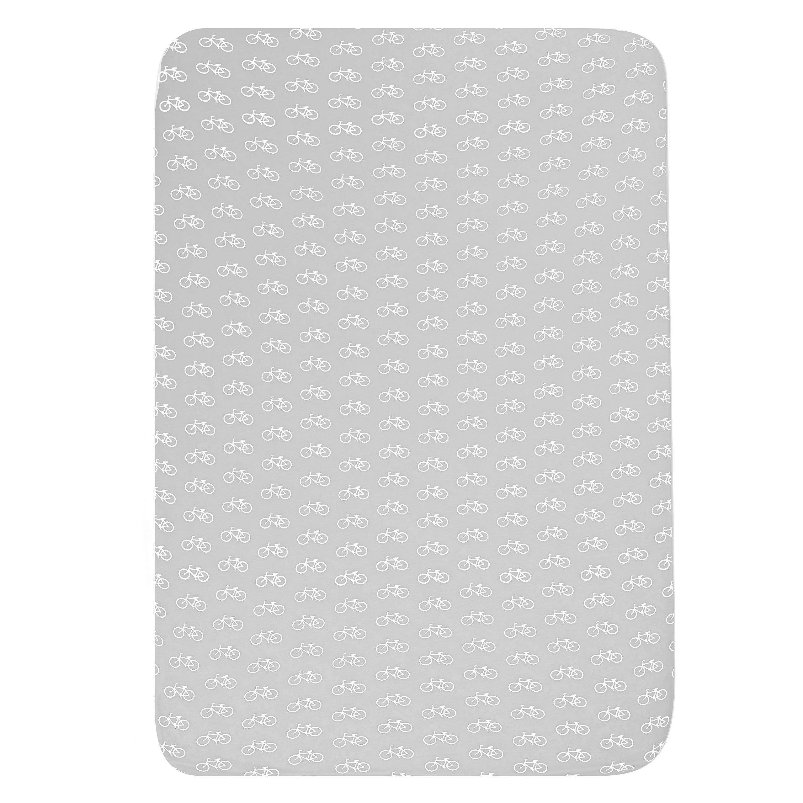 Pack n Play Sheets – Pack and Play Sheets 4 Pack – 100% Super Soft Jersey Knit Cotton Playard Mattress Sheets – Portable Playpen Sheet – Fitted Play Yard Mini Crib Sheets for Boy & Girl (24 x 38 x 5)