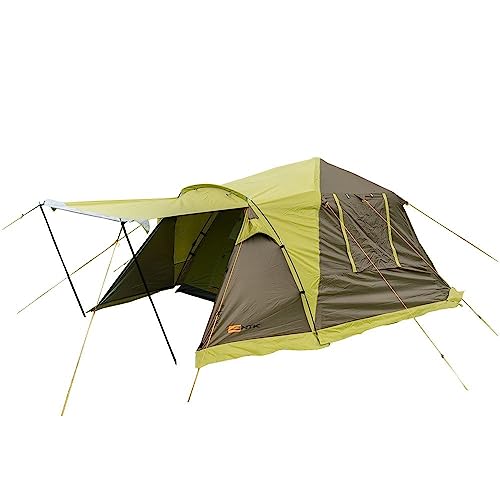 NNTK Proxy 4 Sleeps up to 4 Person 7 by 7 FT Outdoor Instant Dome Family Camping Tent 100% Waterproof 2500mm