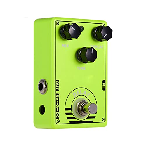 ZYZMH D-14 Delay Guitar Effect Pedal Delay Pedal with Mix Repeat and Time Controls True Bypass Design for Electric Guitar