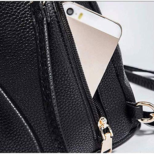 Satchels New Women's Backpack PU Leather Shoulder Bag Backpacks for Female Ladies Simple Fashion Desiger 2020 Women Solid Color