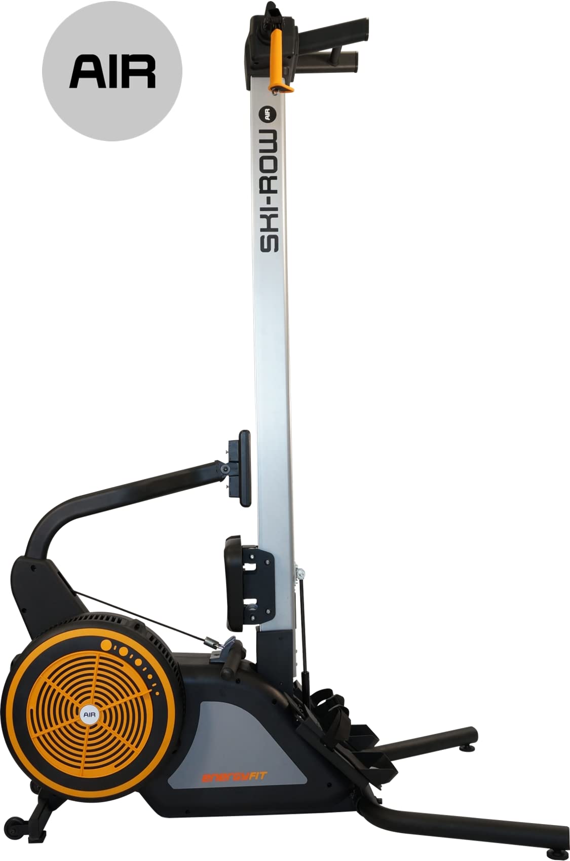 SKI-Row (v1.1) Combination (2 in 1) Ski-Trainer and Rowing Machine with AIR + Available Magnetic Resistance, Compact Footprint, Folds for Easy Storage, Total Body Workout