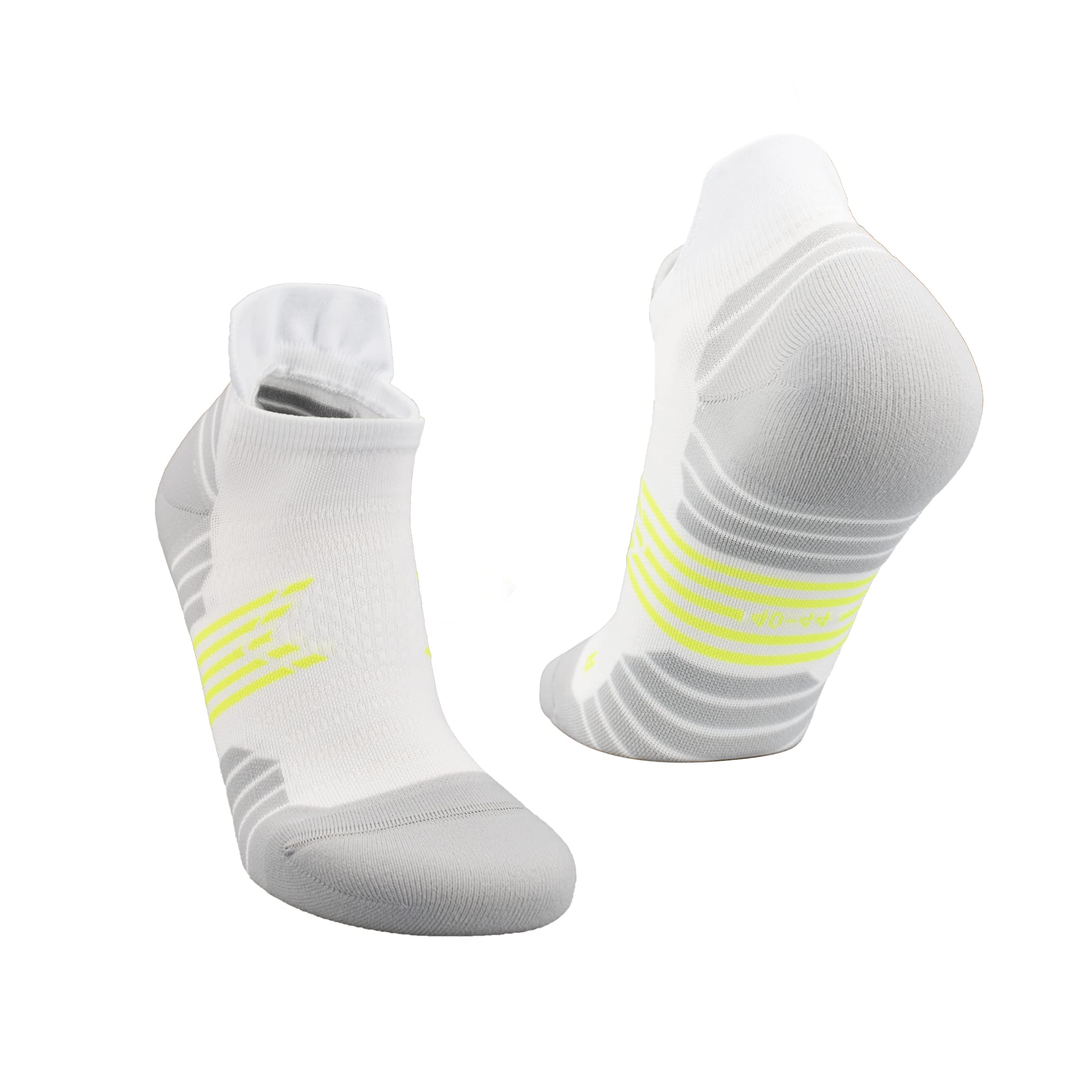 Senston Men's Running Socks 3 Pack Sports Socks Low-Cut Ankle Socks Sporting Socks for Men - B