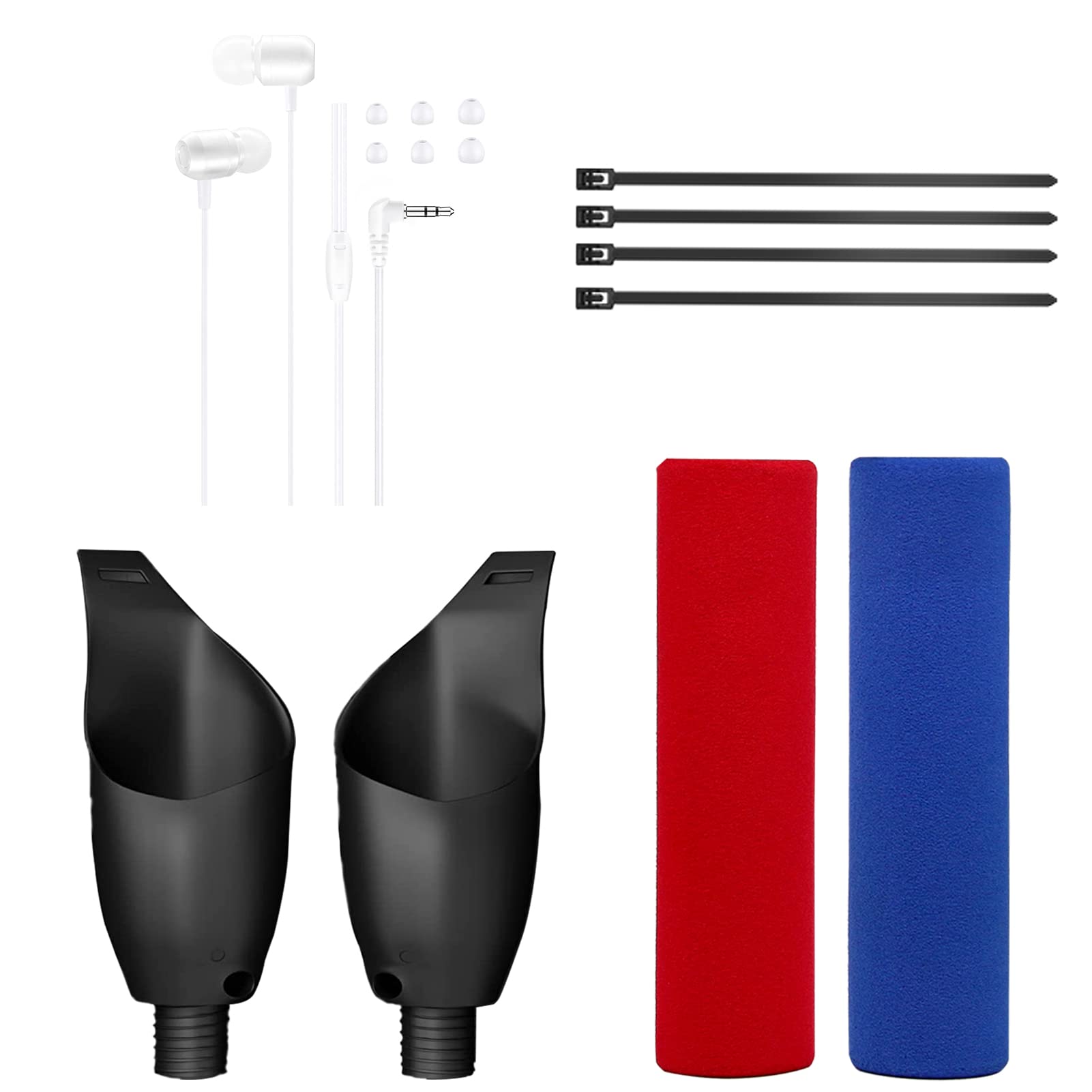 VRbrother Dual Grip Extender for Oculus Quest 2 and Headset for Quest 2 and Rift S for a comfortable grip and enhanced Beat Saber gaming experience