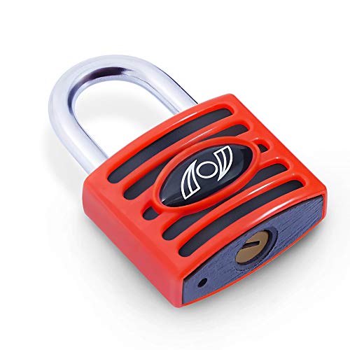 Padlock (Pack of 3) 35 mm - (Heavy Duty Security) Lock, Padlock with 3 Keys for School & Home Exterior Gates, Sheds, Lockers, Tool Box, Warehouse And More!