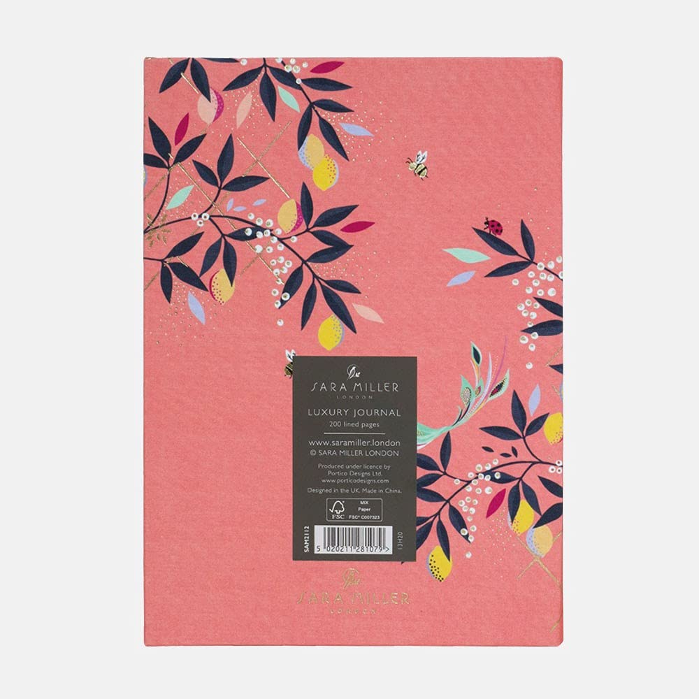 Portico Designs Ltd Sara Miller London - Orchard Collection Premium Fabric Journal