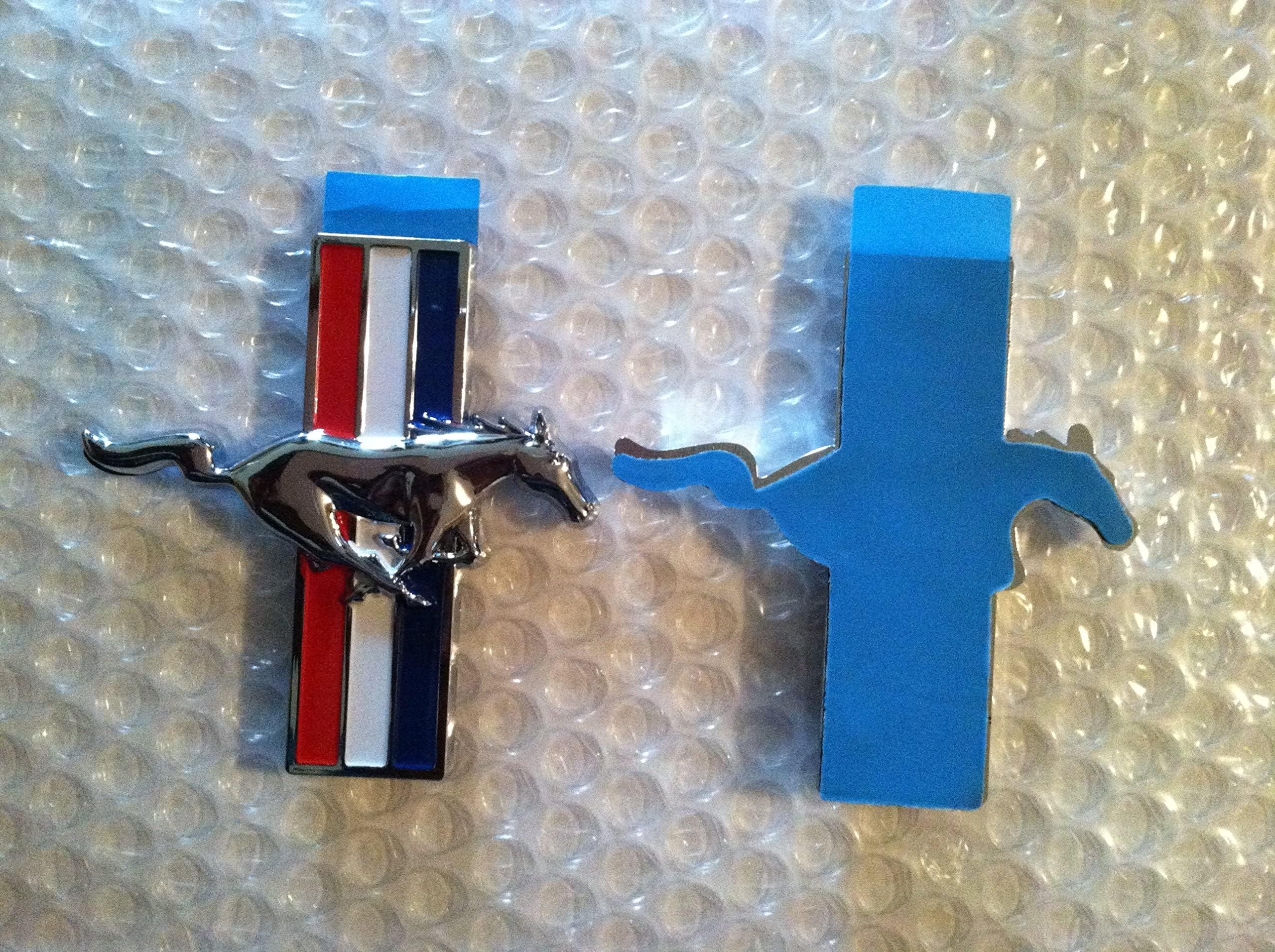 Mustang Emblems OEM Left/Right Side Fits All Ford Mustang Models Universal 2PC Set