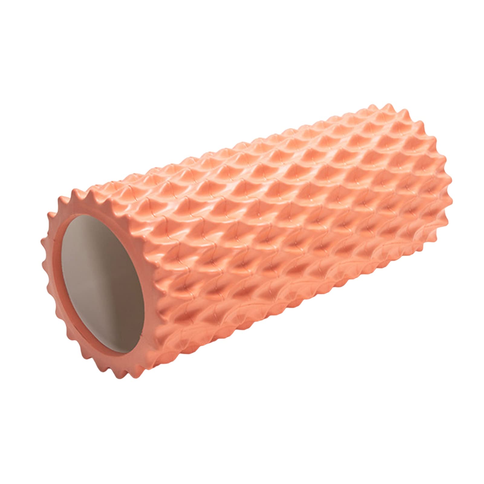 Wharick Yoga Foam Roller Massage Exercise EVA Fitness Round Roller Physical Therapy for Back Pain, Legs Sports Orange
