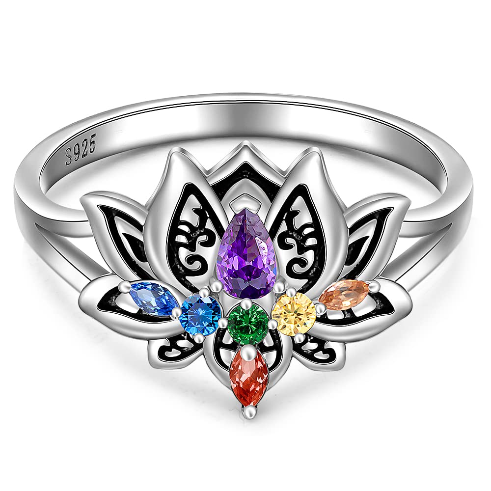 Sea Turtle Ring Sterling Silver Opal Shell Ocean Wave Cute Animal Rings for Women Jewelry Mothers Day Longevity Gift