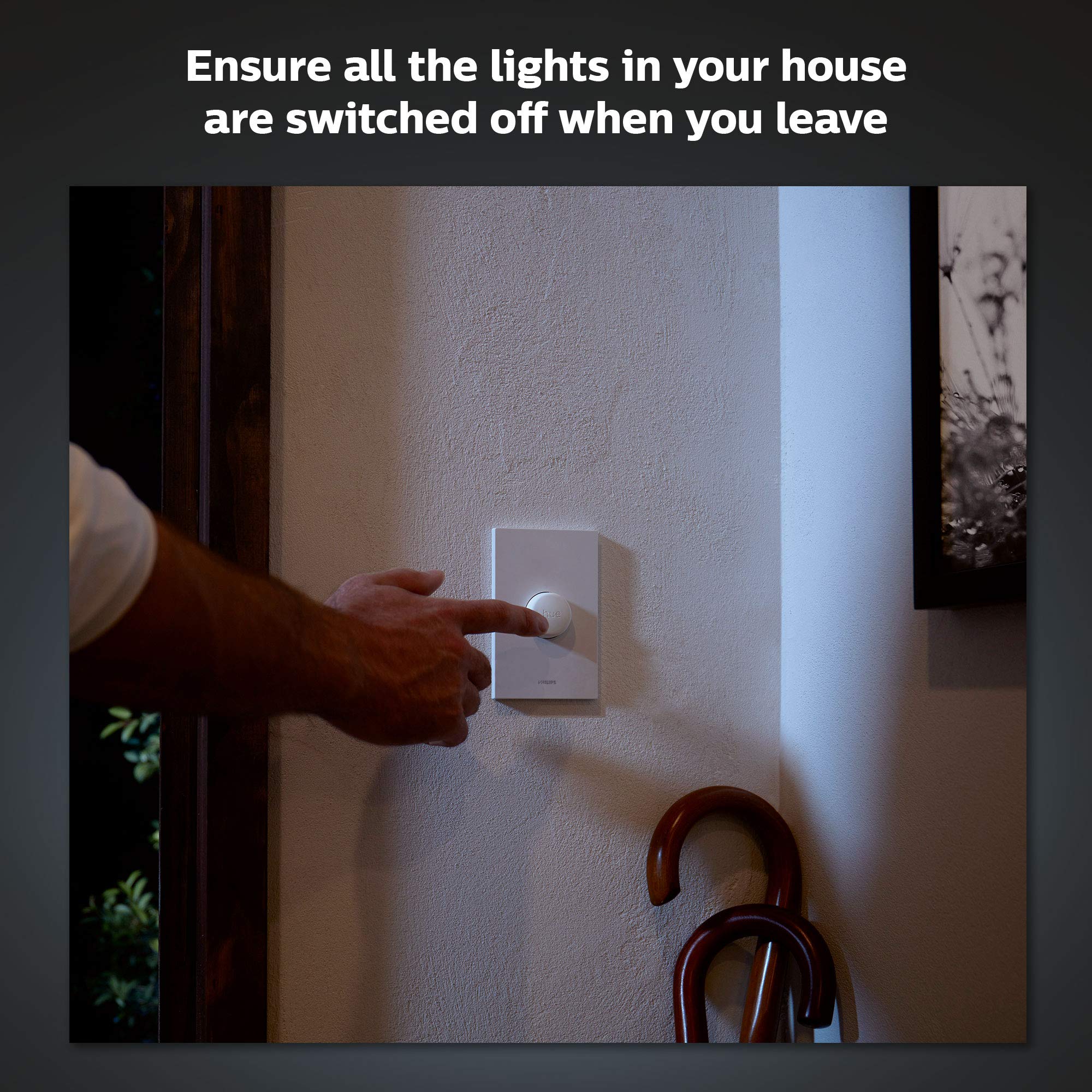 Philips Hue Smart Button for Hue Smart Lights, Smart Light Control, (Hue Hub required), 2 Pack