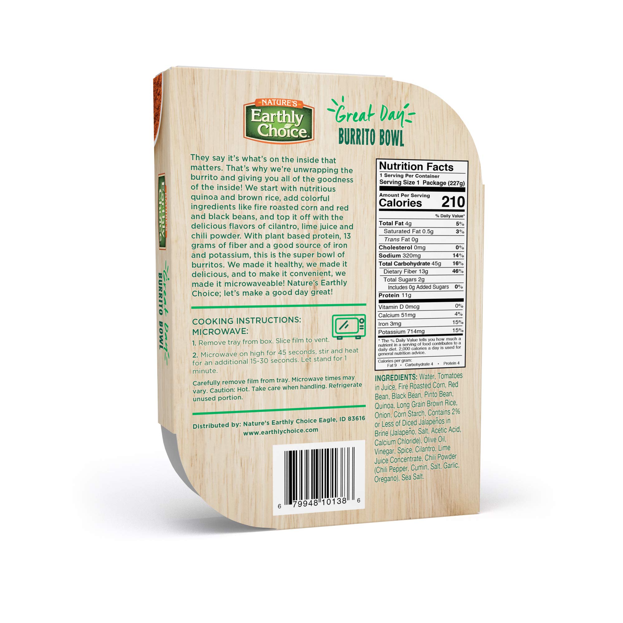 Nature's Earthly Choice Burrito Bowl, 8 Ounce (Pack of 8)