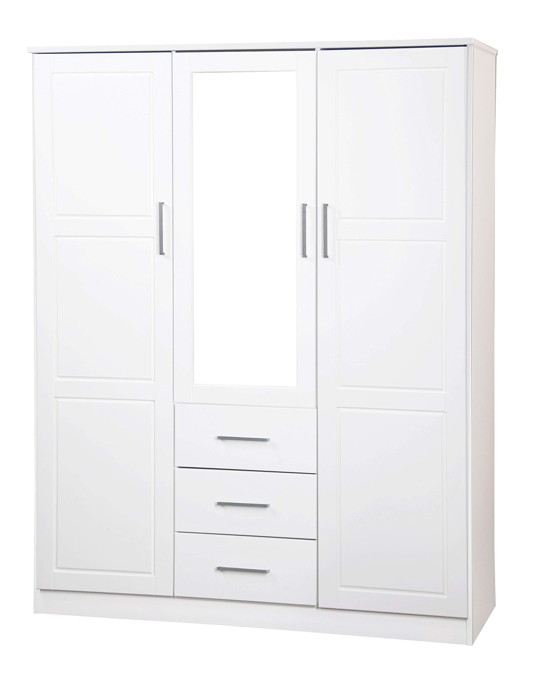 Palace Imports Cosmo, Metro, Universal Wardrobe/Armoire/Closet Optional Shelves, 5631, White, Set of Two. 8 Metal Pegs Included.