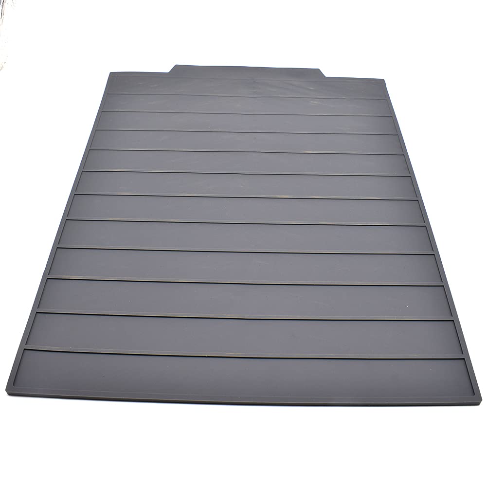 Tumtanm Silicone Draining Board Mat, Folding Draining Mat, 17βx13β Large Drain Pad Eco-Friendly Drainer Mat Heat Resistant Pot Mat Dishwasher Safe Trivet Mat