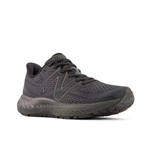 New Balance Women's W880T13 Running Shoe, Blacktop/Black Metallic/Black, 7 Narrow