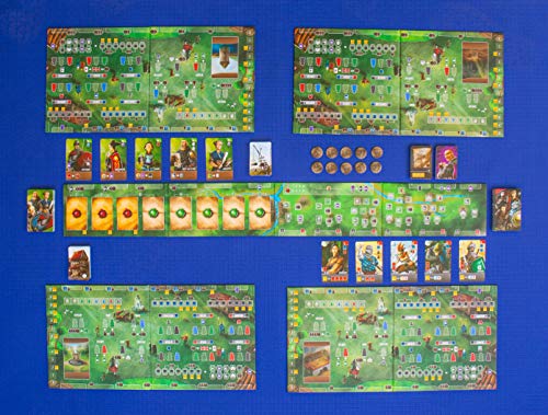 Paladins of The West Kingdom Strategy Board Game, 1-4 Players, Ages 12 and Up, 90-120 Min Play Time, Most Victory Points Win, Build Outposts, Fortifications, Commission Monks, & Confront Outsiders