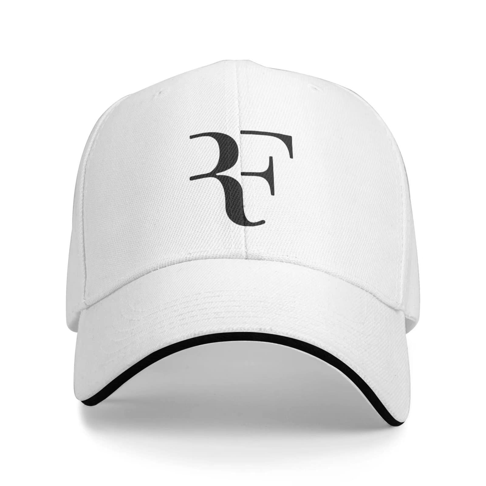 ROGER FEDERER Hat Trucker Hat for Men Women Adjustable Classic Tennis Baseball Cap White