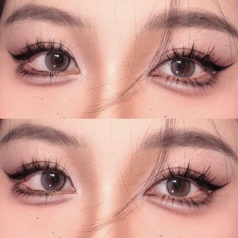 outopen 10 Pairs Clear Band Manga Lashes Natural Look 12MM Anime Lashes Spiky Japanese Korean Asian False Eyelashes Look Like Individual Clusters(Y18|12MM)