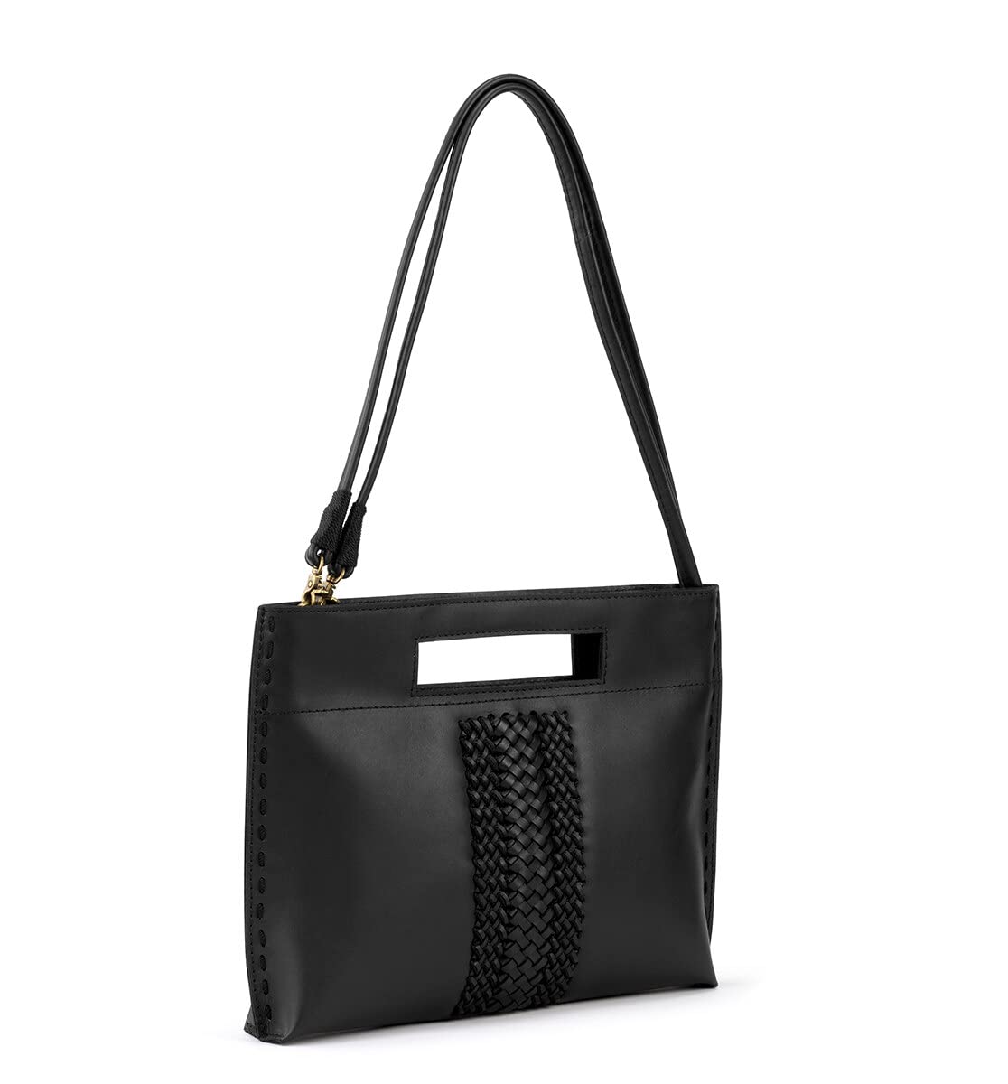 The Sak Linden 3-in-1 Convertible Crossbody Bag in Leather, Adjustable & Removable Straps, Tobacco Seminyak