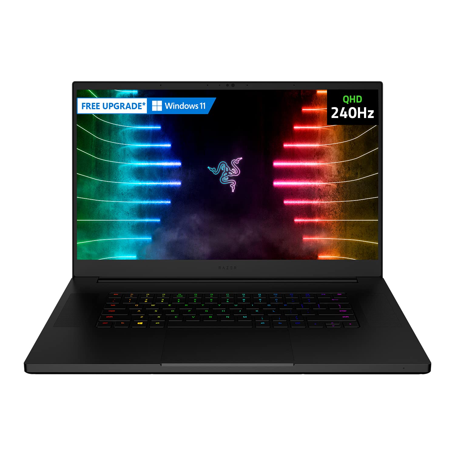Razer Blade 17 Gaming Laptop: NVIDIA GeForce RTX 3070-11th Gen Intel 8-Core i7 CPU - 17.3" QHD 240Hz - 16GB RAM - 1TB SSD - Chroma RGB - Thunderbolt 3 - SD Card Reader