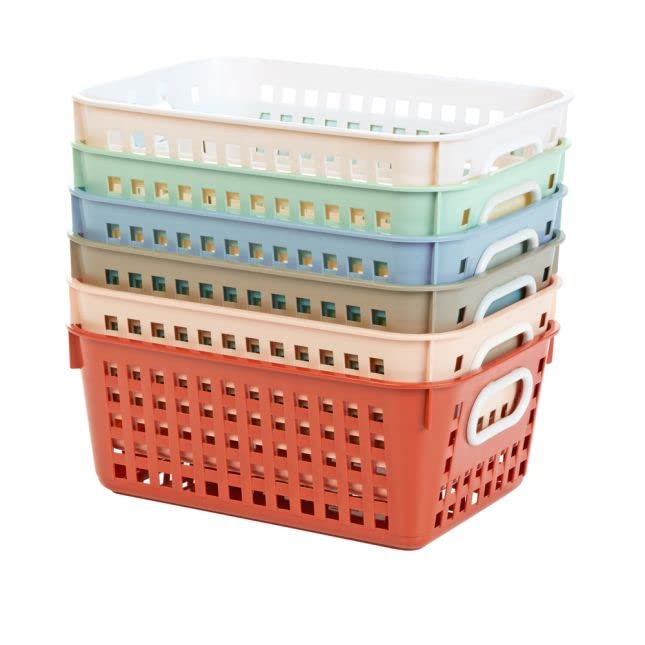 Really Good Stuff Medium Baskets - Set of 6 -Water