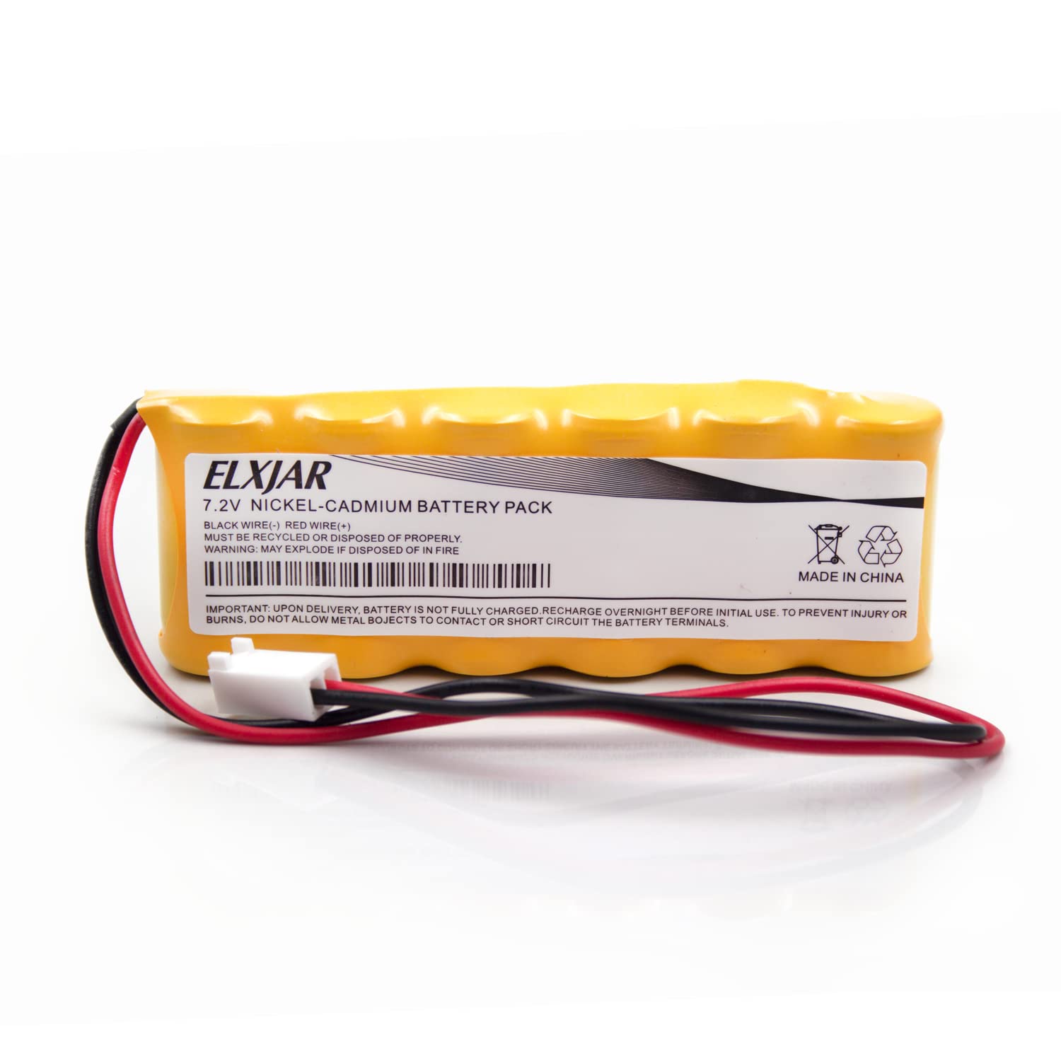 YUTSUJO (2-Pack) 7.2V 400mAh NICD Replacement Battery Pack for Rath Microtech Elevator Smartphone RP7300110