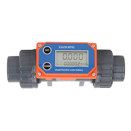 Water Flow Sensor, Digital Display Flowmeter 2.3-3.3V Sensitive Response for Swimming Pool