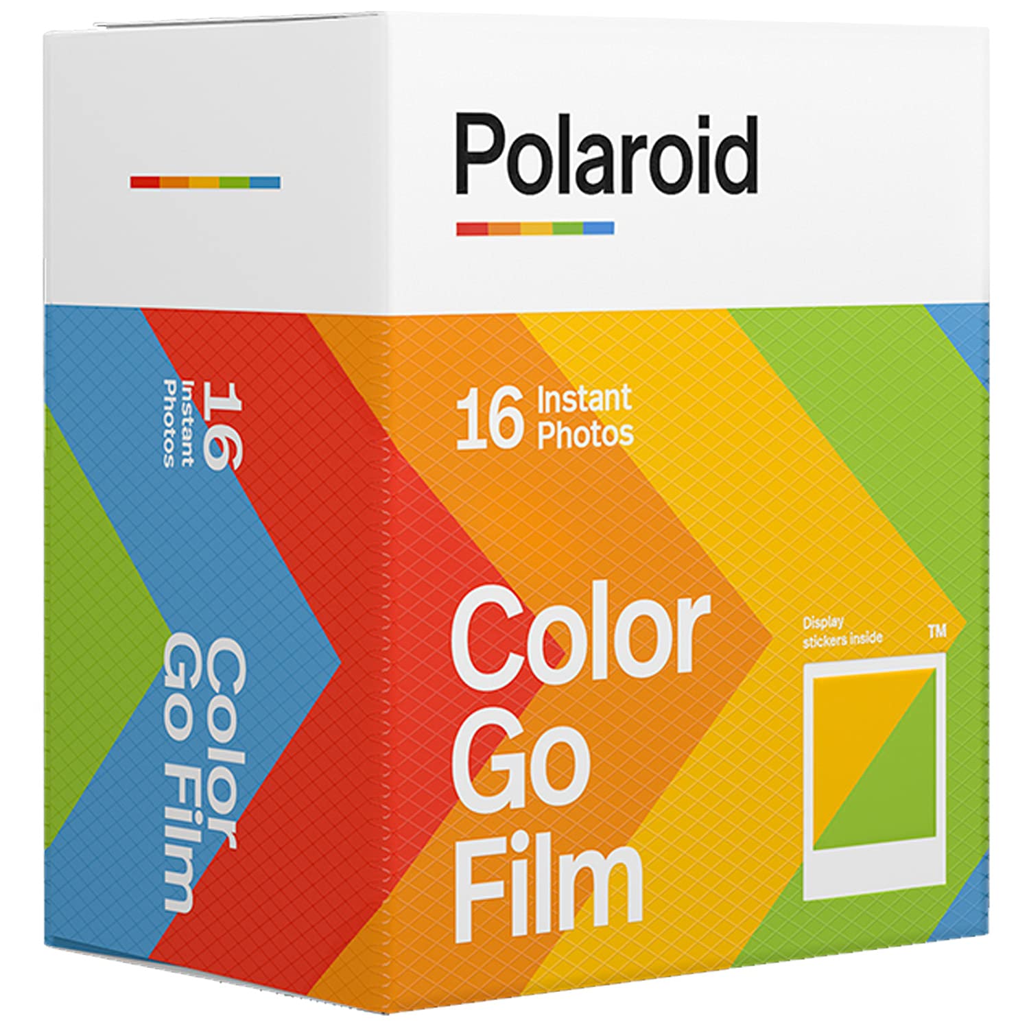 Polaroid GO Instant Mini Camera White + Polaroid GO Color Film β Double Pack + Album + Strap