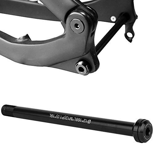 Rear Hubs Thru Axle Adapter, Bike Rear Thru Axle Boost for Mountain Frames and Forks, 168mm Length, M12x1.0 Hub Shaft Adapter Convertion Tools