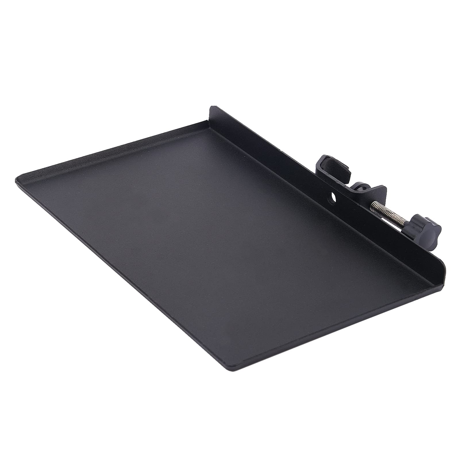 Sound Card Tray Metal Shelf Bracket Phone Clip Iron Microphone Stand Live Tripod Sound Card Tray Broadcast Stable Shelf(black)