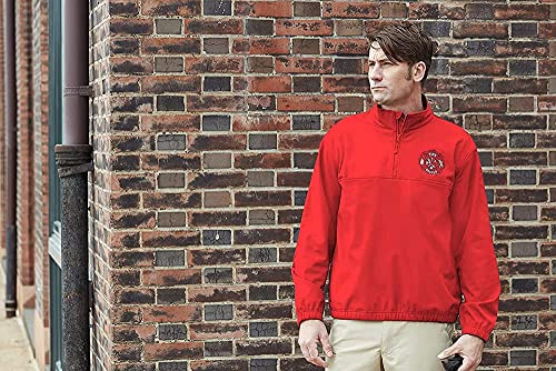 Propper 1/4 Zip Soft Shell Job Shirt, Red, Extra Large Regular