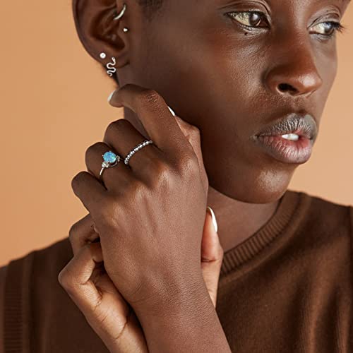 Silver Stud Earrings Set Women: Small Surgical Steel Hypoallergenic Stud Sets Ear Piercing Earrings Studs Birthday Gifts for Girl Sensitive Ears (silver)