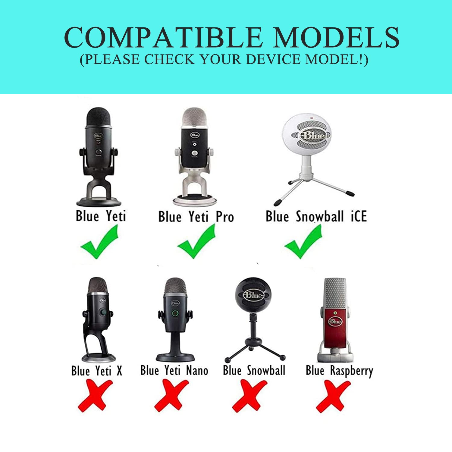 Sqrmekoko Power Cord Wire Mini USB Cable Compatible with Blue Yeti USB Mic Black Out, Blue Yeti MIC Recording Microphones, Blue Yeti Pro USB Microphone, Blue Snowball iCE USB Mic-2.6ft